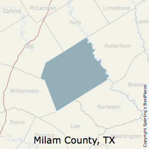 Milam County, Texas Voting